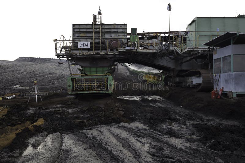 Open - cut mining stock photo. Image of poland, mines - 98725188