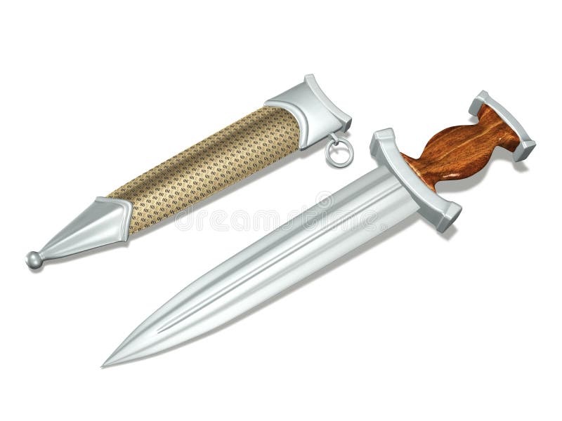 Sword stock illustration. Illustration of weapon, render - 2786988
