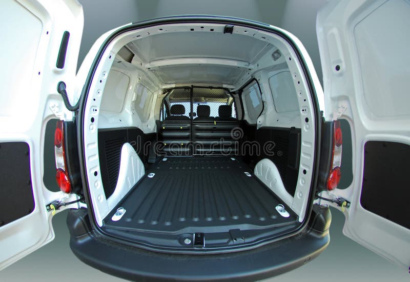 Open delivery van stock photo. Image of front, mail, cargo - 31429730