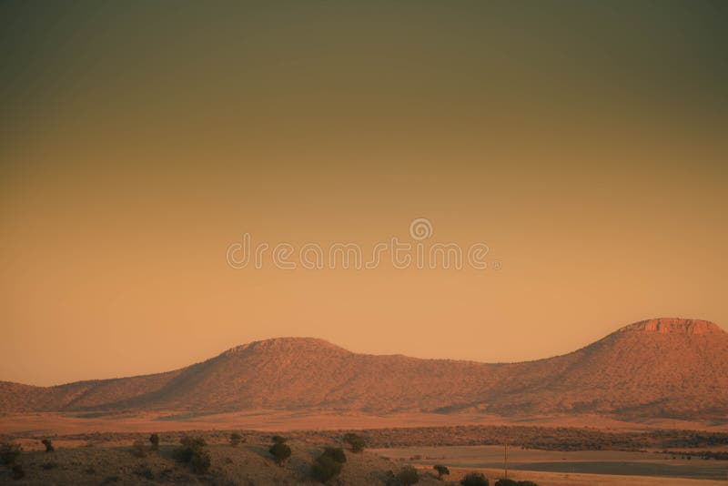 The Open Desert stock photo. Image of sunset, remote - 140995918