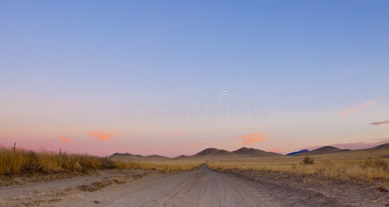 Open Desert Road stock photo. Image of space, dirt, road - 22905144