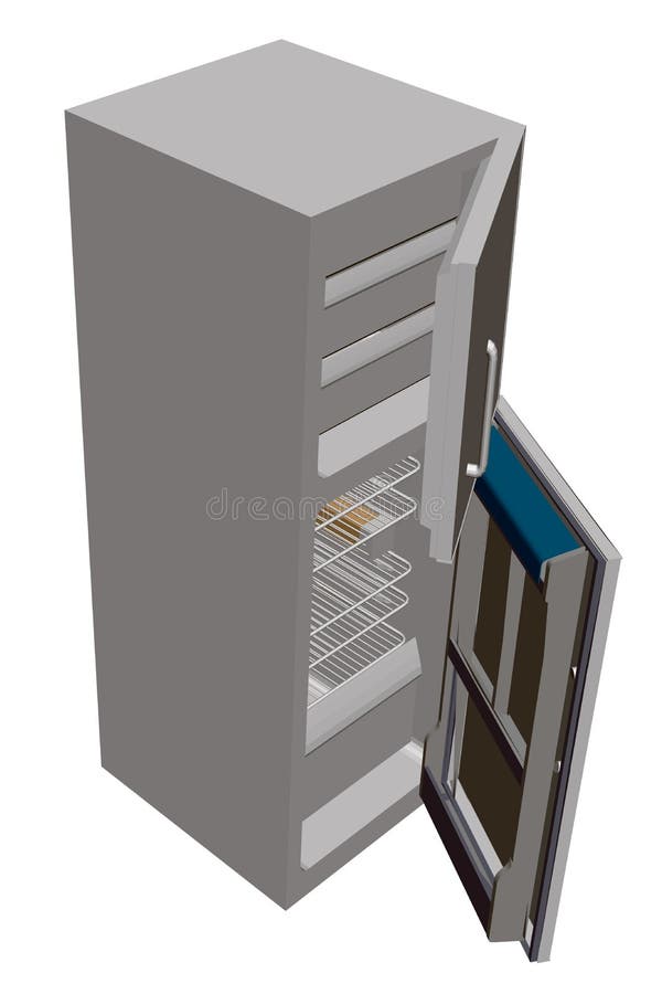 Isometric Open Refrigerator Stock Illustrations – 286 Isometric Open ...