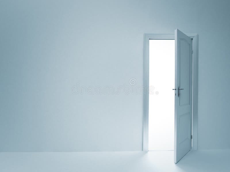 De open Deur aan Vrijheid stock illustratie. Illustration of ...