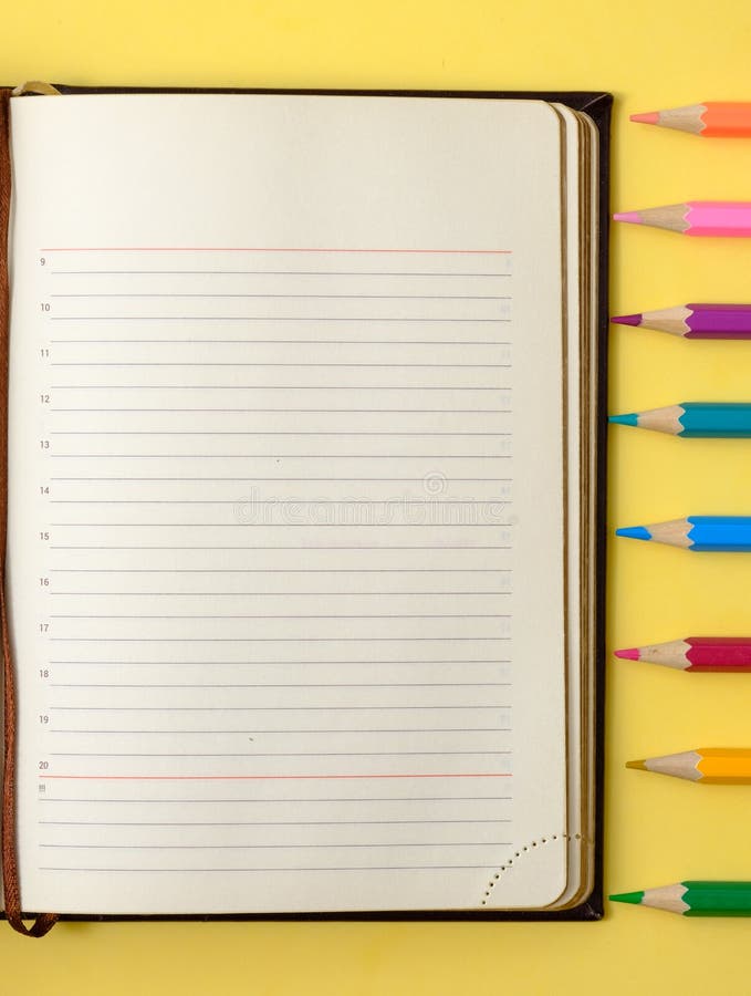 Open diary on the table stock image. Image of romance - 85267717