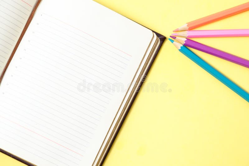 Open diary on the table stock image. Image of romance - 85267717