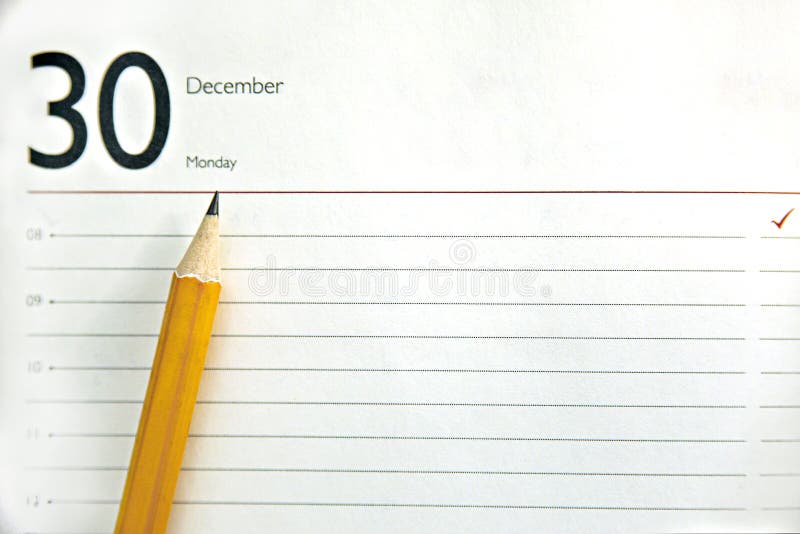 Open Diary, Planner or Notebook Stock Image - Image of notepad, agenda ...