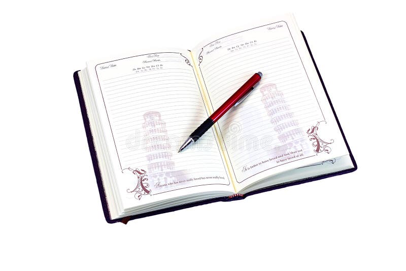 Open diary stock photo. Image of business, date, open - 41390486