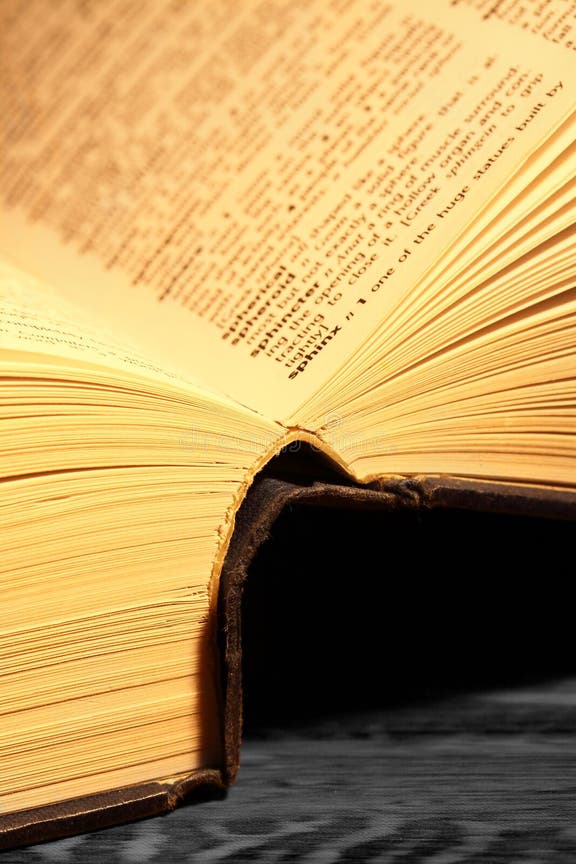 Open dictionary stock image. Image of dictionary, page - 29407365