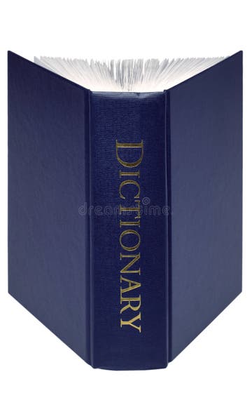 Open Dictionary isolated stock photo. Image of blue, book - 7541934