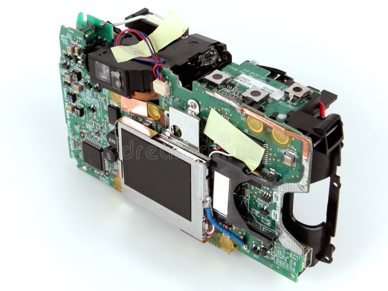Digital Camera Cutaway stock illustration. Illustration of chip - 1765737