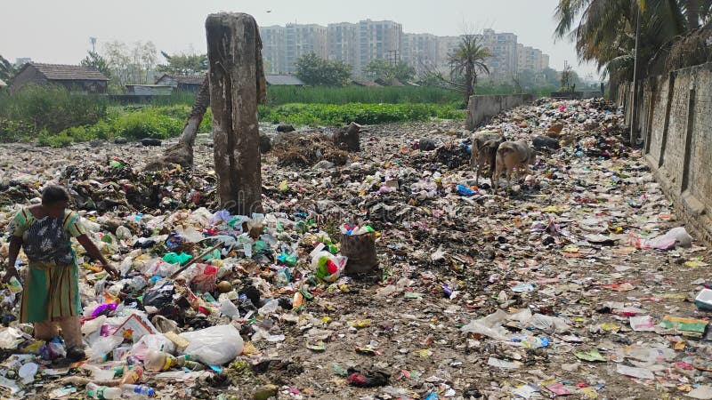 Open disposal editorial stock image. Image of soil, marketplace - 362492919