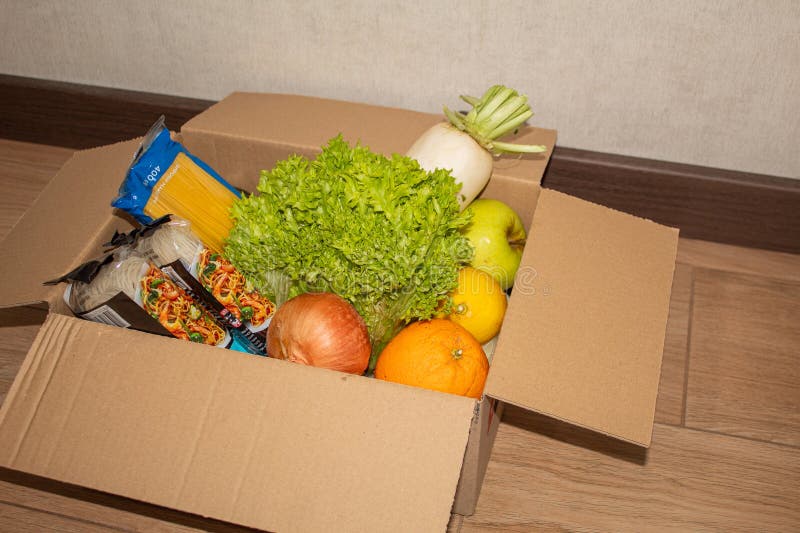 Open Donation Box, Aid To the Poor, Side View Stock Photo - Image of ...