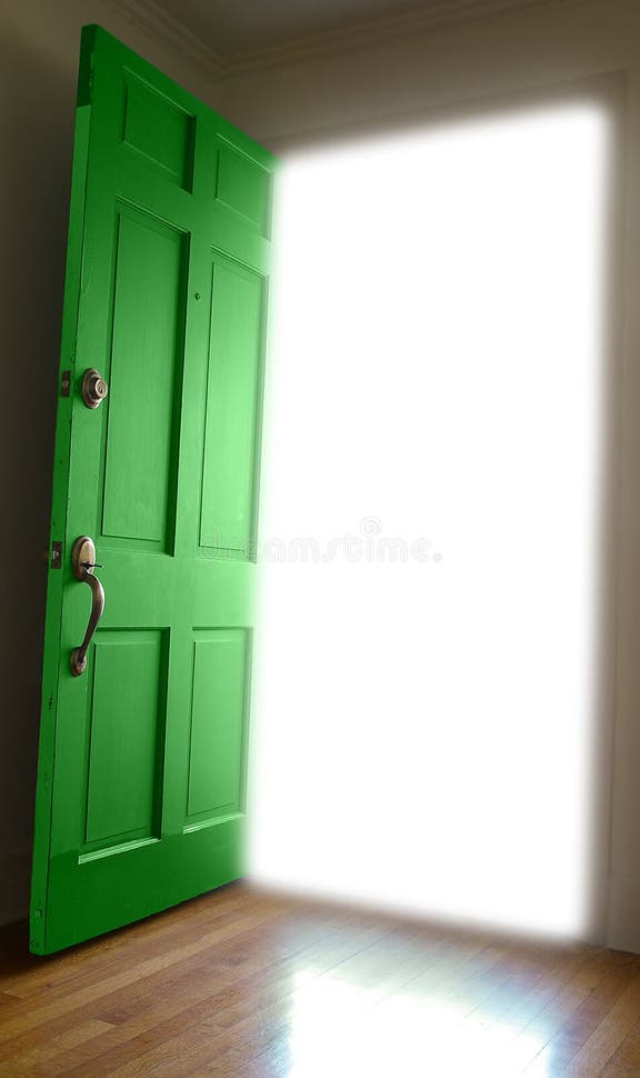 Open dooe stock photo. Image of growth, property, enter - 4356830