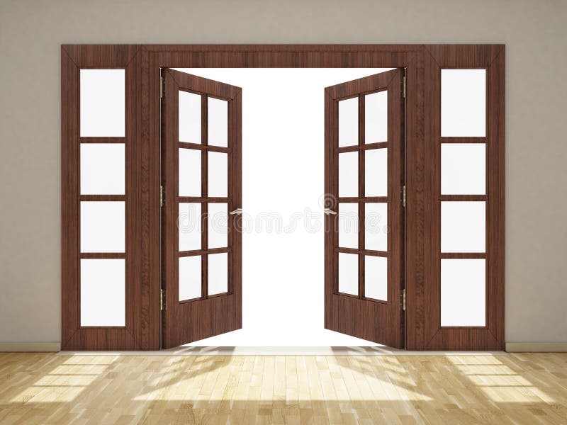 Open Door stock illustration. Illustration of architecture - 12547109