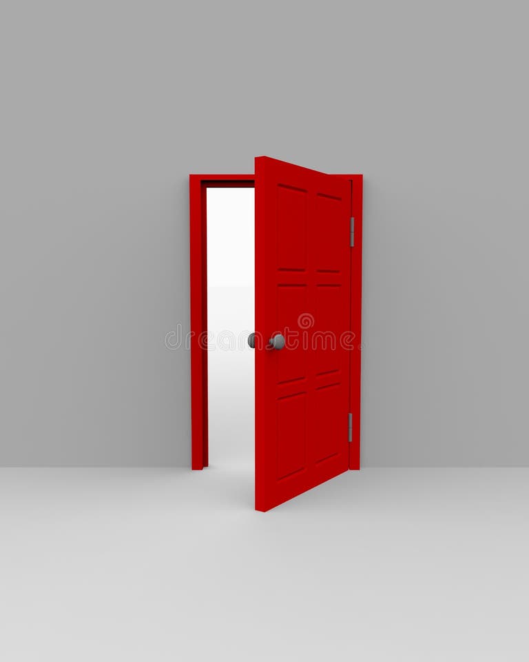 Half Open Door Stock Illustrations – 741 Half Open Door Stock ...