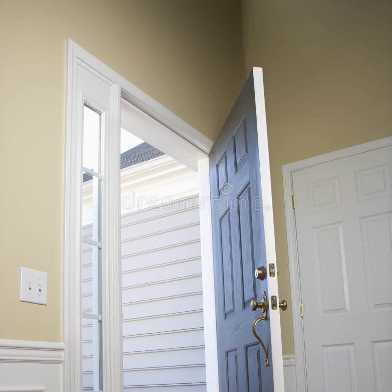 Open door. stock photo. Image of door, entrance, color - 2284514