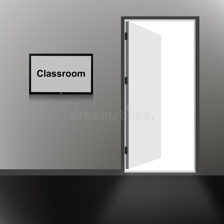 Classroom Door Stock Illustrations – 1,570 Classroom Door Stock ...