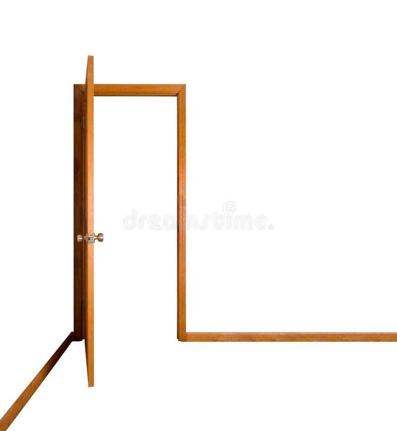 Wooden doors stock image. Image of object, exit, durable - 7137141