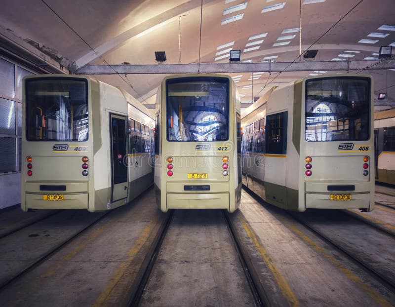 Open Door Day at Dudesti Tram Depot Editorial Stock Photo - Image of ...