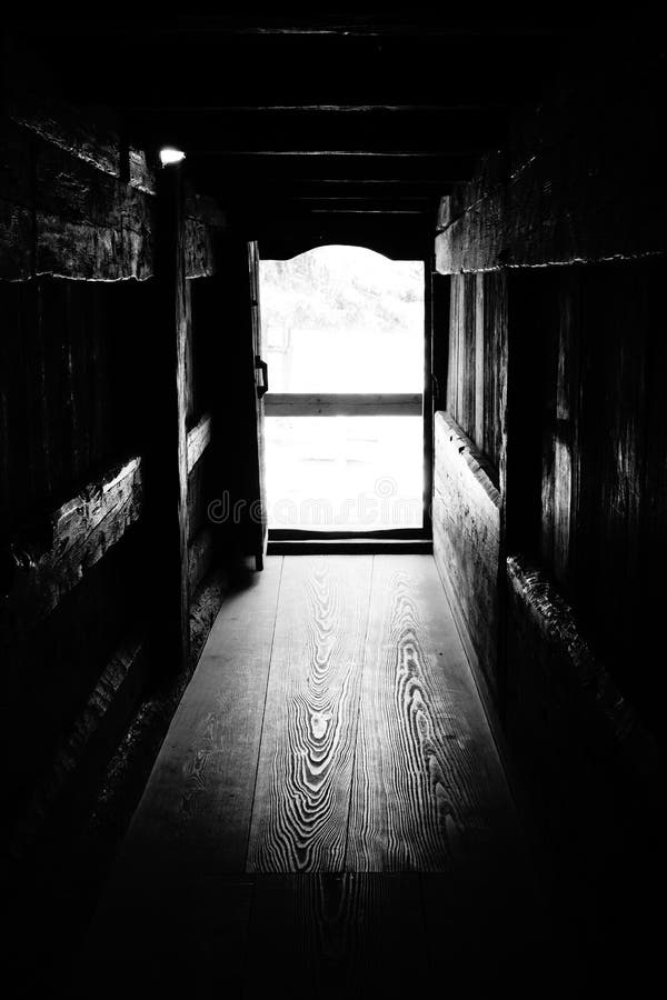 Open door stock photo. Image of open, wooden, sunlight - 41969566