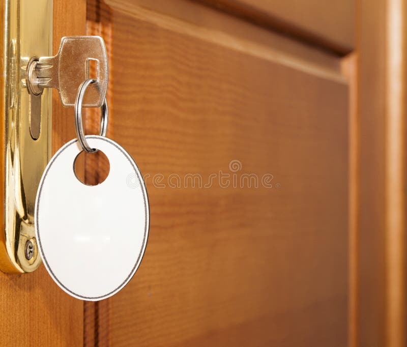 Open door with key stock photo. Image of interior, room - 34475746