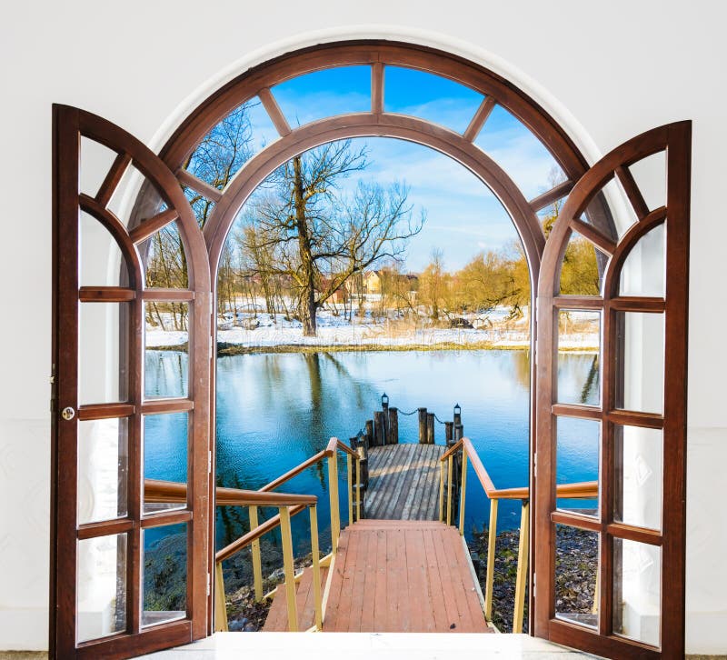 Open door ladder stock image. Image of keyhole, light - 193301121