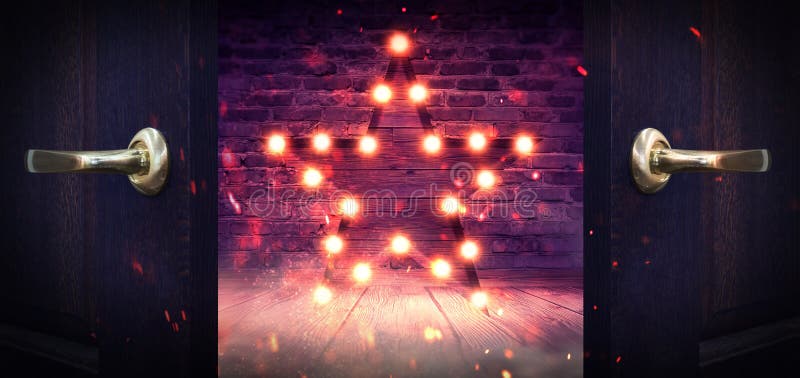 Open door, magical holiday stock photo. Image of beginning - 130548124