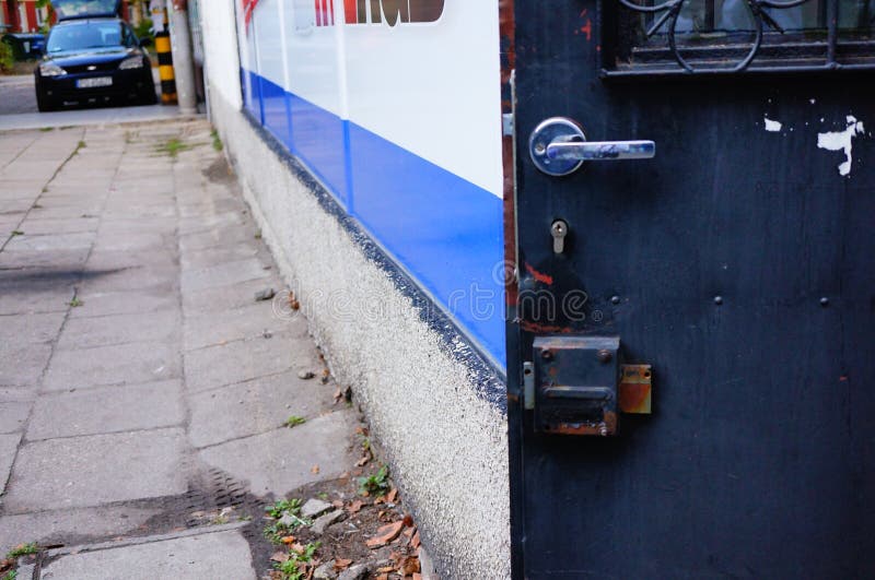 Open door stock image. Image of lane, sidewalk, vehicle - 44808925