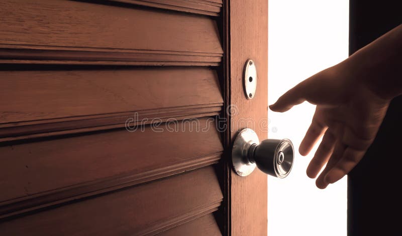 Open the door stock image. Image of door, open, light - 32906467
