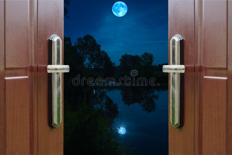 Open door Quarter stock photo. Image of glowing, doorway - 42953898