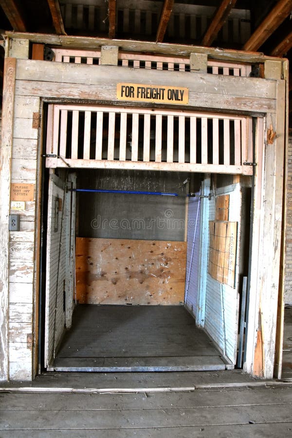 Vintage Industrial Freight Elevators