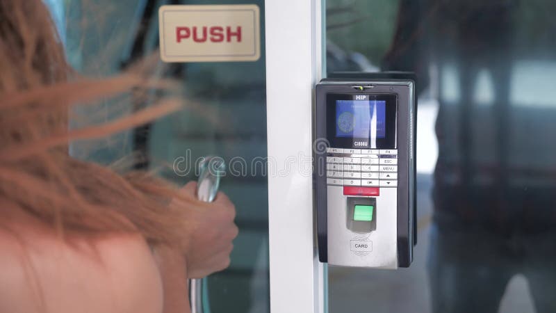 Open the Door To the Private Area Using a Fingerprint Identification ...