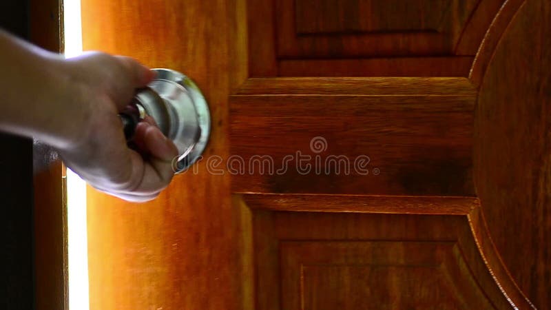 Open Door with Sign of Modern Meeting Room in Office Stock Video ...