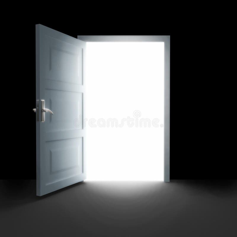 Open Door Black White Stock Illustrations – 17,244 Open Door Black ...