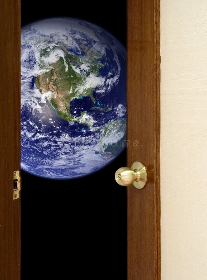 Open door to the world stock photo. Image of nasa, world - 3546622