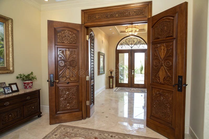 Open doors concept stock illustration. Illustration of entry - 376312695