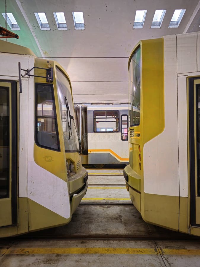 Open Doors Day at the Dudesti Tram Depot Stock Photo - Image of ...