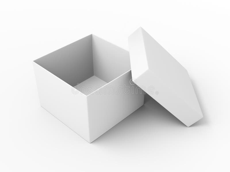Open doos stock illustratie. Illustration of kleinhandels - 14808867