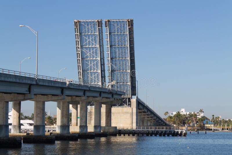 Open Drawbridge stock photo. Image of structure, raise - 22868236