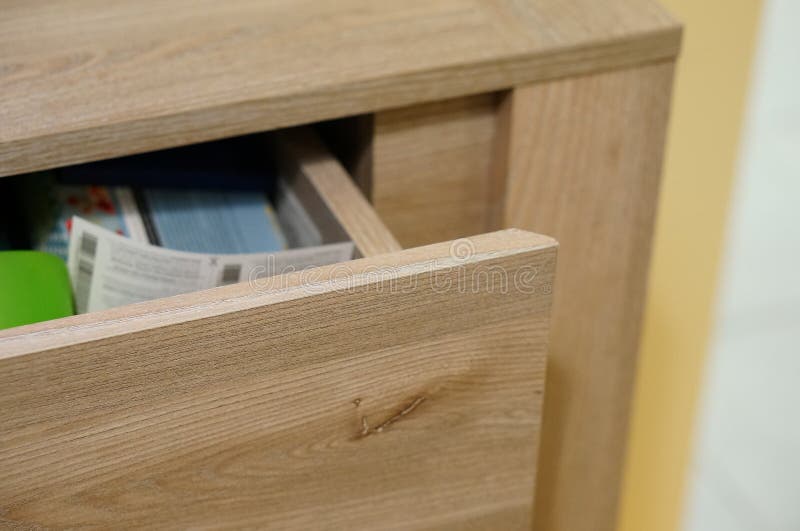 Open drawer stock image. Image of wood, drawer, shelf - 49801429
