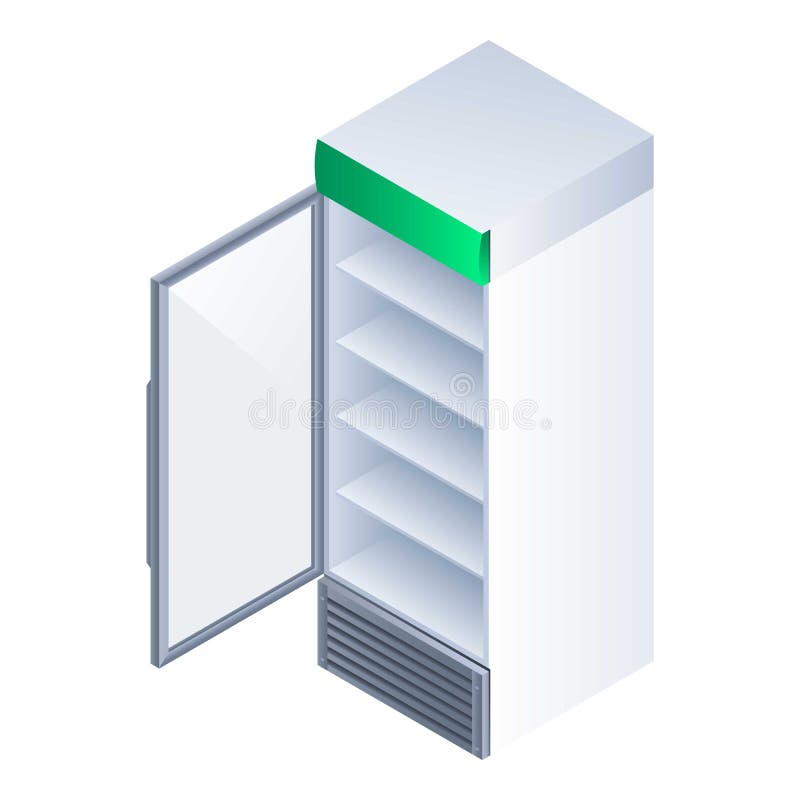 Isometric Open Refrigerator Stock Illustrations – 207 Isometric Open ...