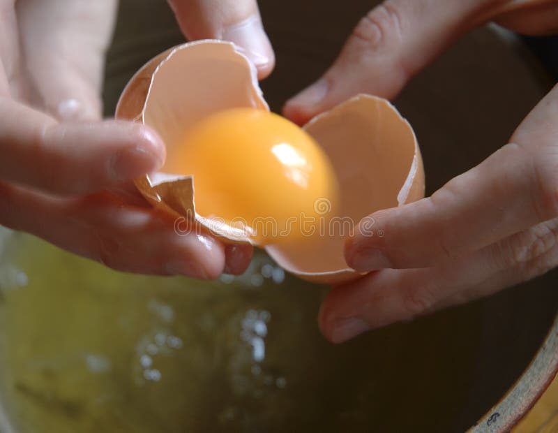 Open egg stock photo. Image of fingers, scramble, cook - 1738366
