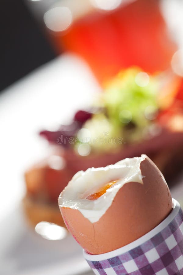 Open egg stock image. Image of open, soft, eggcup, tasty - 22458613