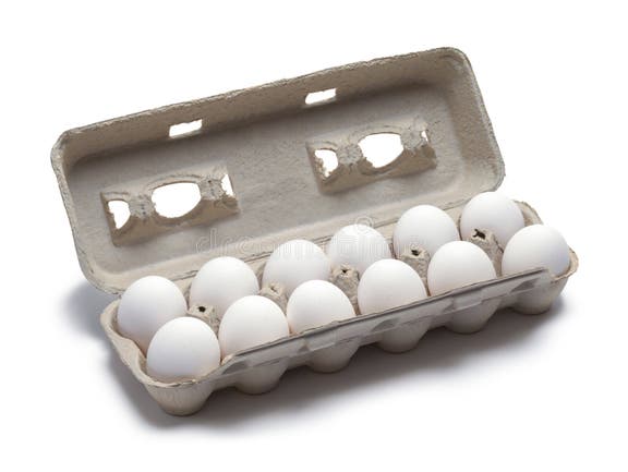 Open Eierkarton stockfoto. Bild von huhn, eier, behälter - 195094198