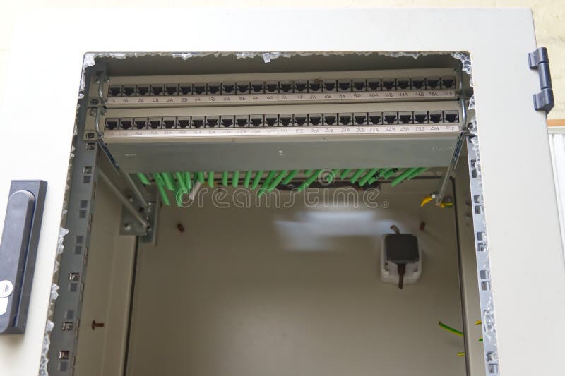 Open Electrical Cabinet Organized Wiring Stock Photos - Free & Royalty ...
