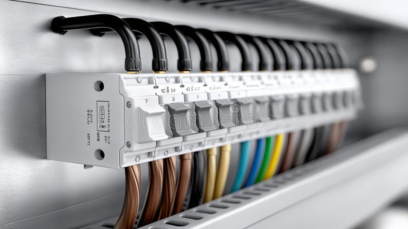 Versa Modular Open Electrical Distribution Panel with Organized ...