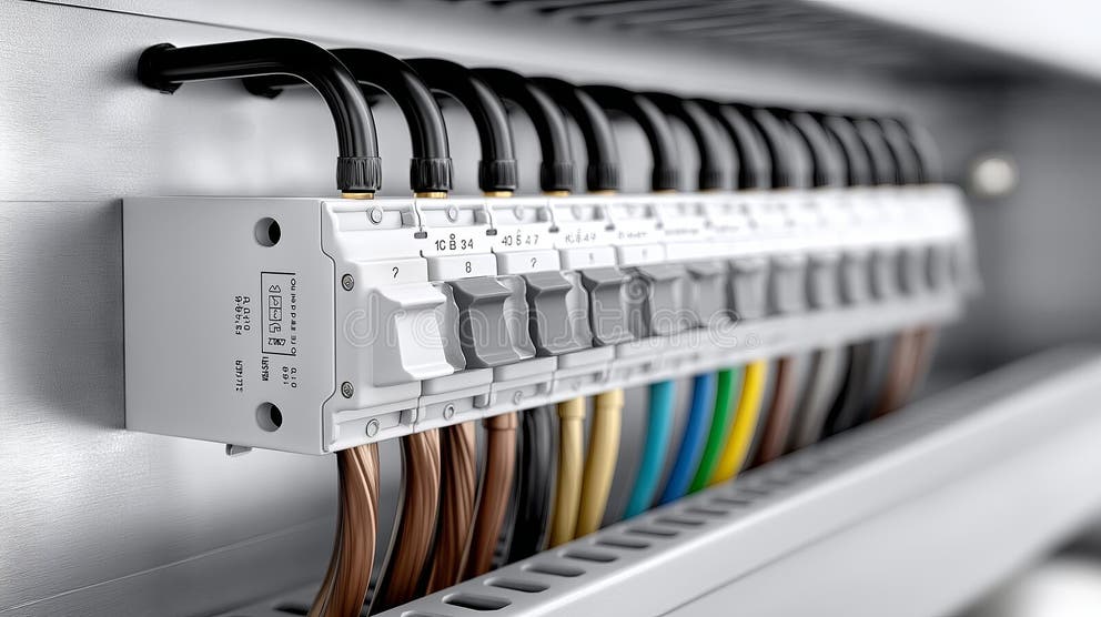 Versa Modular Open Electrical Distribution Panel with Organized ...