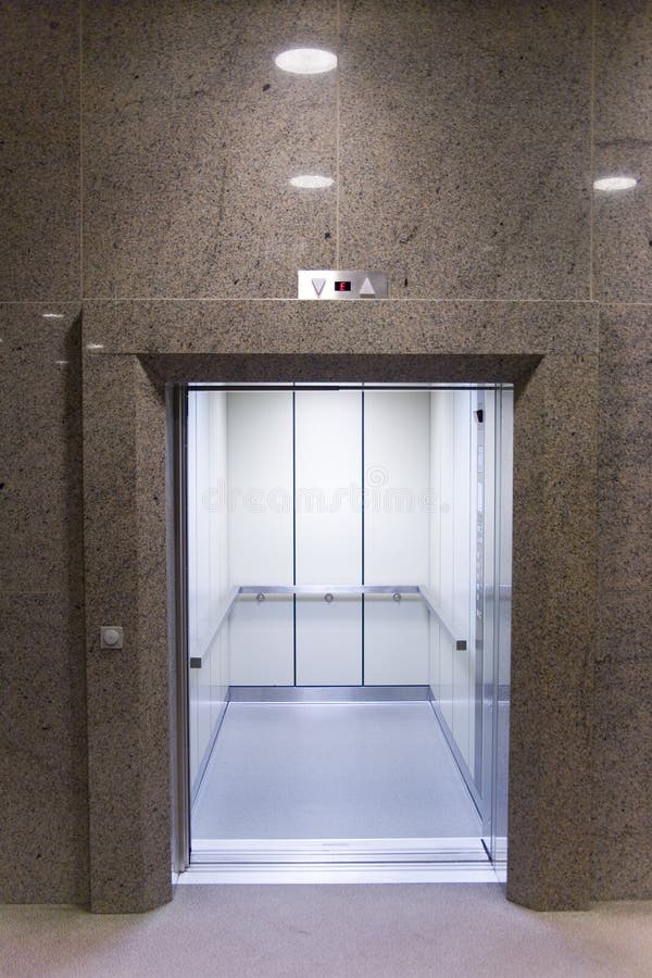 Open Elevator stock image. Image of lift, empty, indoors - 1744163