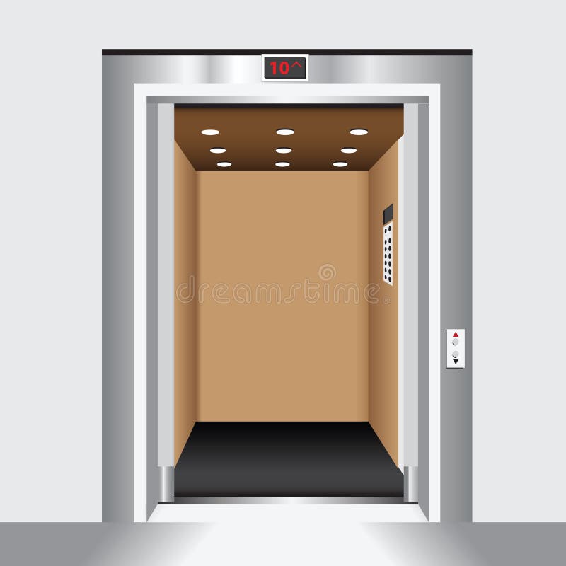 Open Elevator Clipart