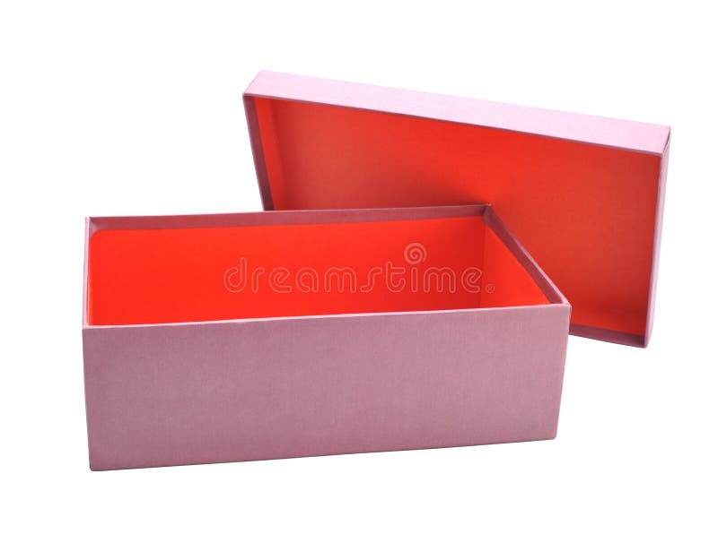 Open Empty box stock photo. Image of open, clipping, receptacle - 12174236